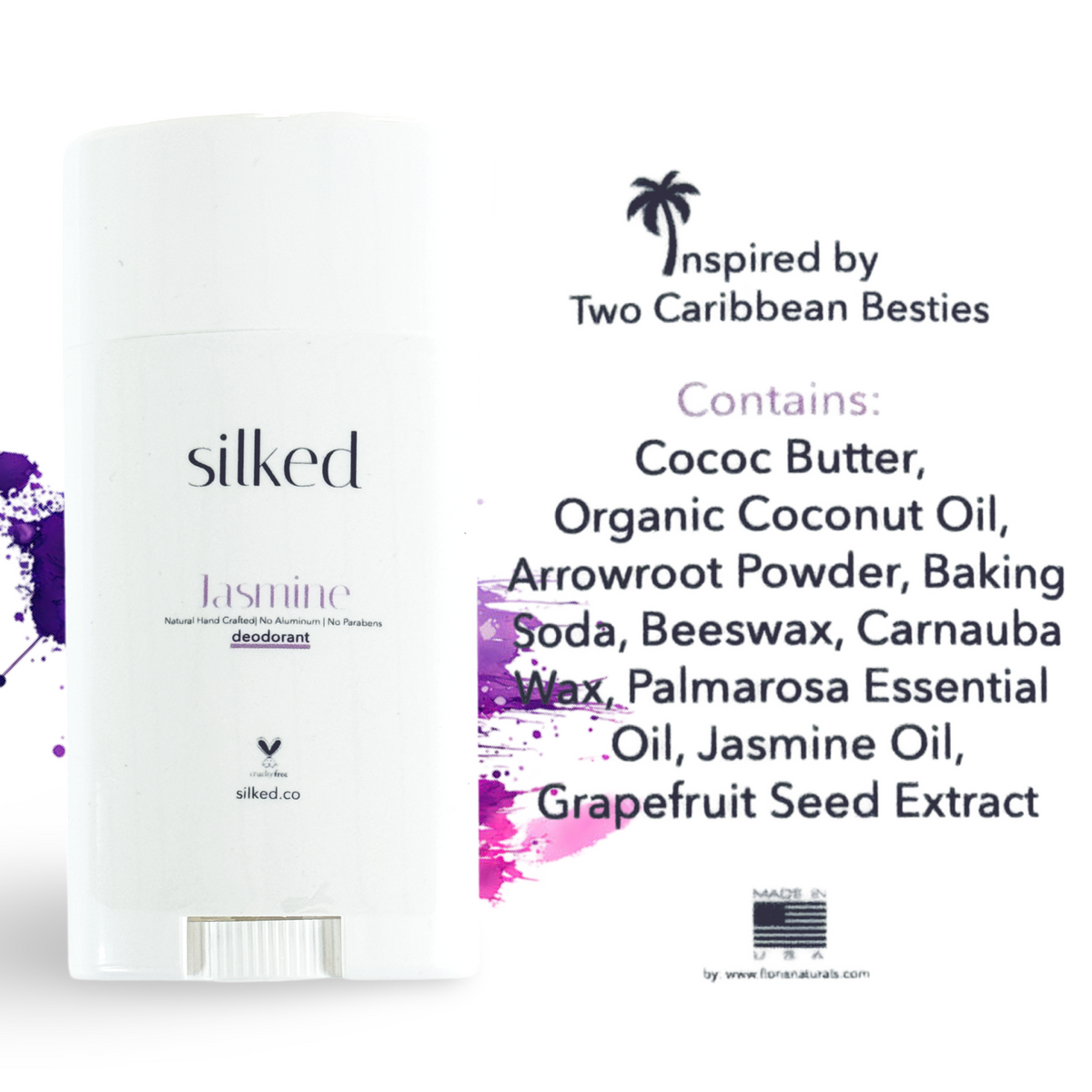 Natural Deodorant - Aluminum & Paraben Free. Made In USA Female Owned ...